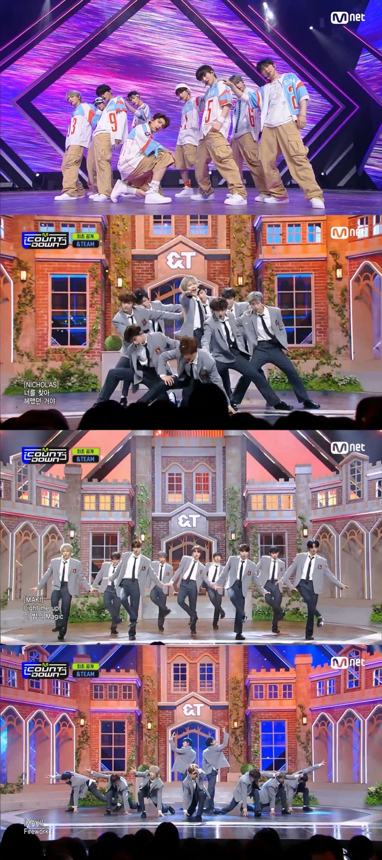 【独占コメント】&TEAM、3週にわたる韓国活動のスタートとして『M COUNTDOWN』に初出演 - QJWeb クイック・ジャパン ウェブ