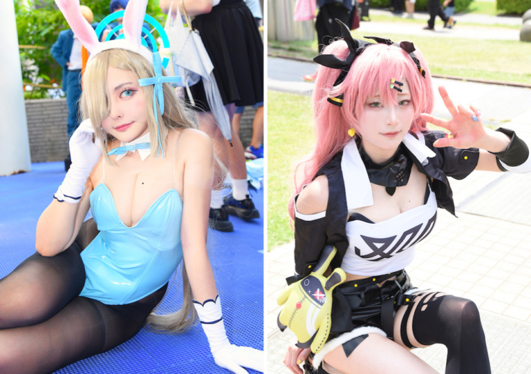 ボリュームのある胸元”は自前で再現しました」レースクイーン、バニーガールなど個性派ゲームキャラに扮するコスプレイヤーたちのこだわり - QJWeb クイック・ジャパン ウェブ
